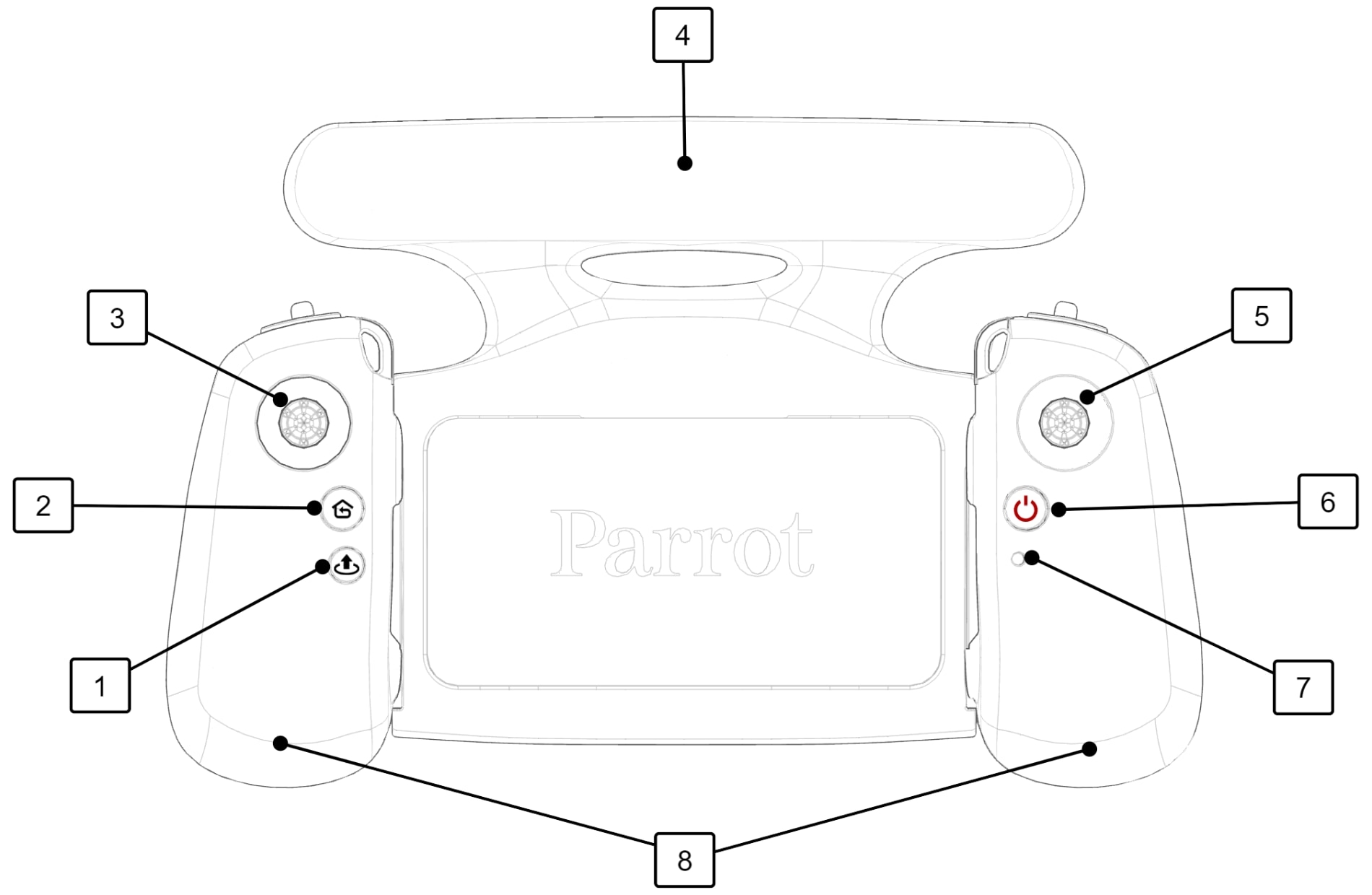 How does the Skycontroller 4 work? | Parrot ANAFI Ai drone support